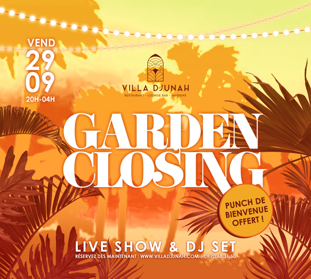 Garden Closing Party - 29/09/2023