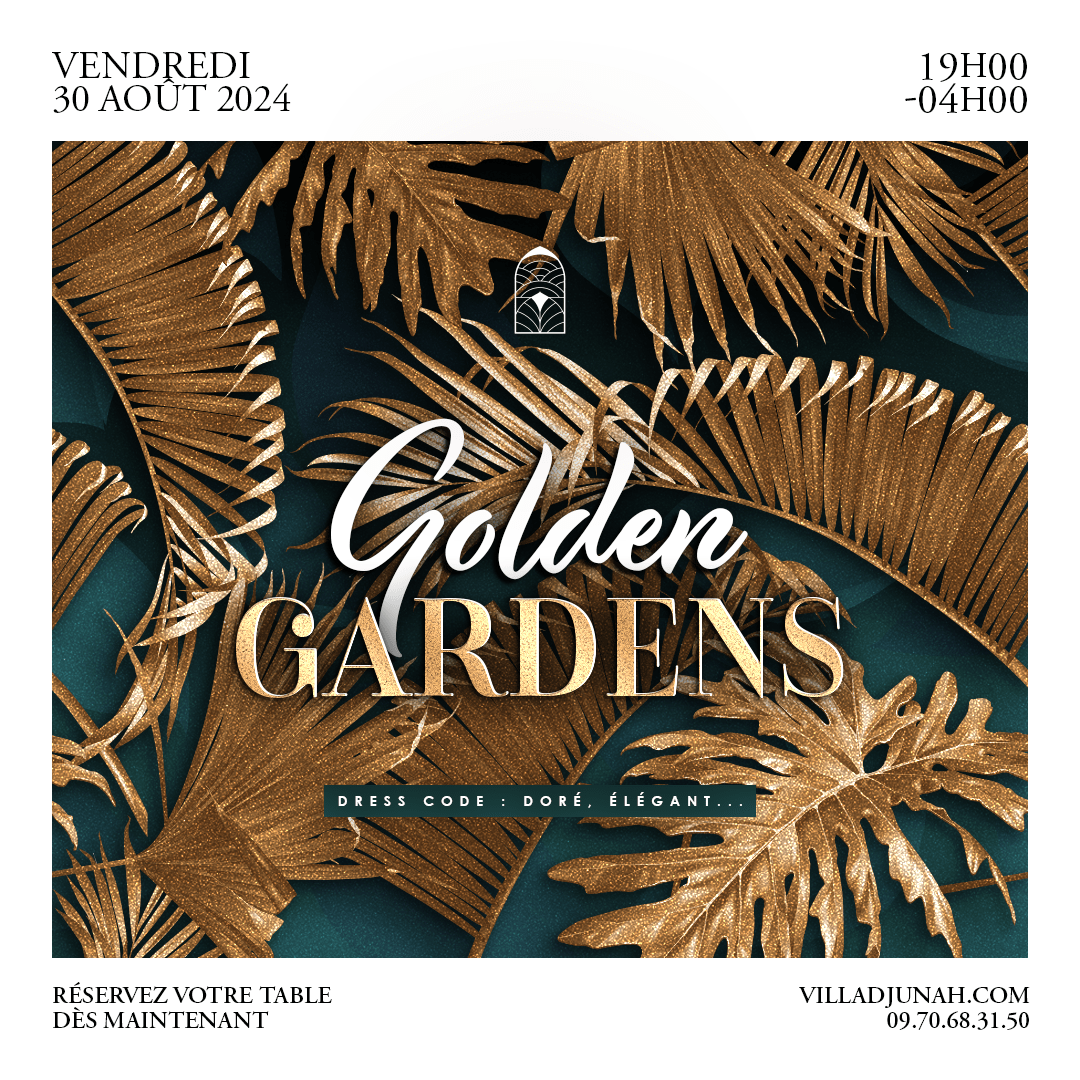 Golden Gardens Party - What's On - Villa Djunah